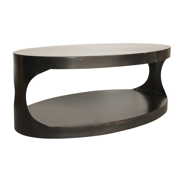 Noir Eclipse Floor Shelf Coffee Table & Reviews | Perigold